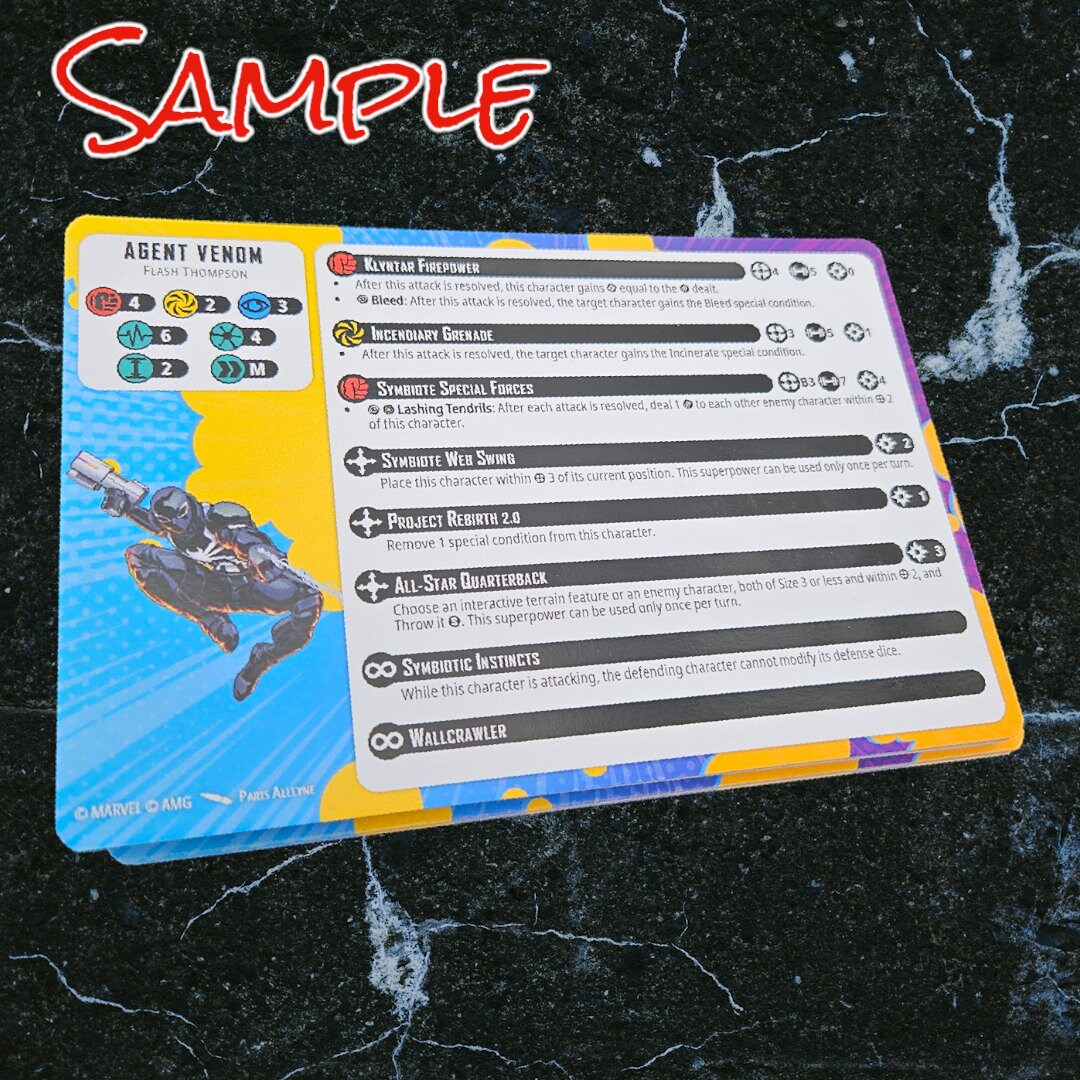 Marvel Crisis Protocol Card Pack 5 45 Cards Included MCP Character ...