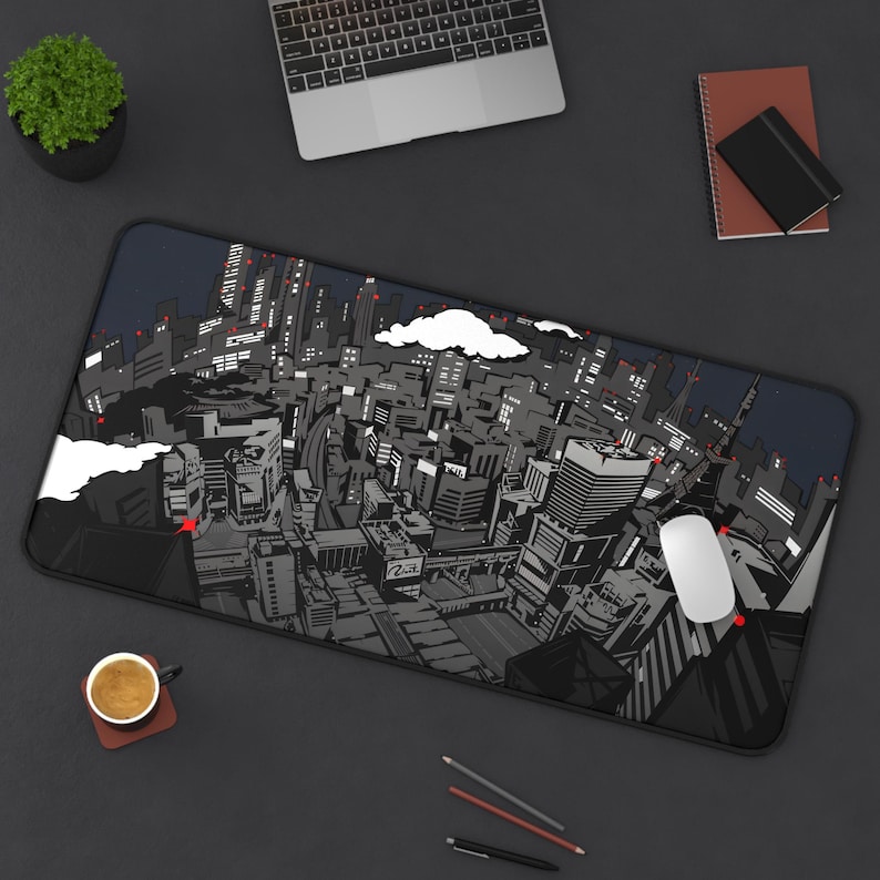 Persona 5 Desk Mat: Nighttime Tokyo Cityscape Gaming Mat - Etsy