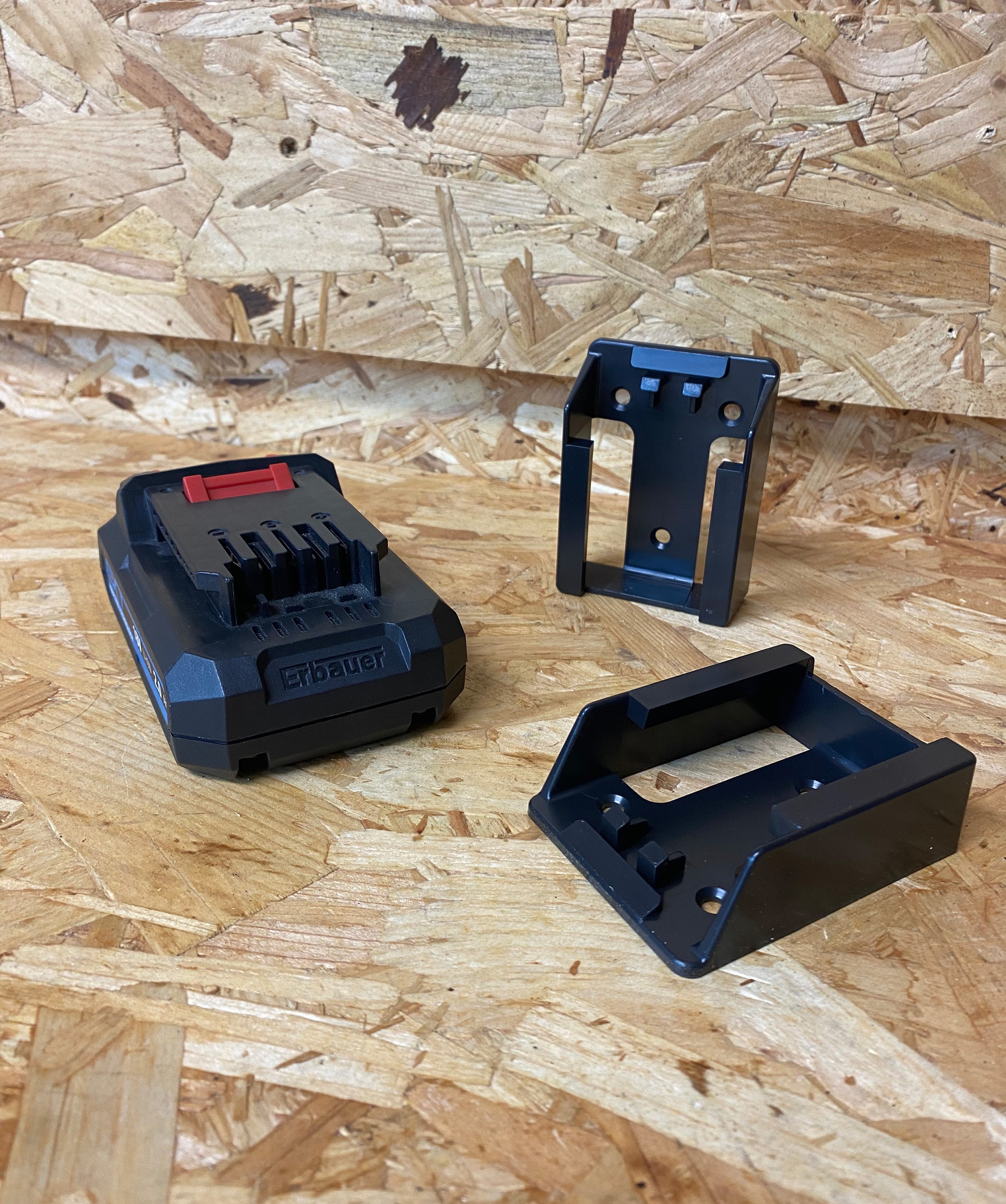 6-PACK Erbauer Compatible Battery Mounts / Holders by Stealthmounts ...