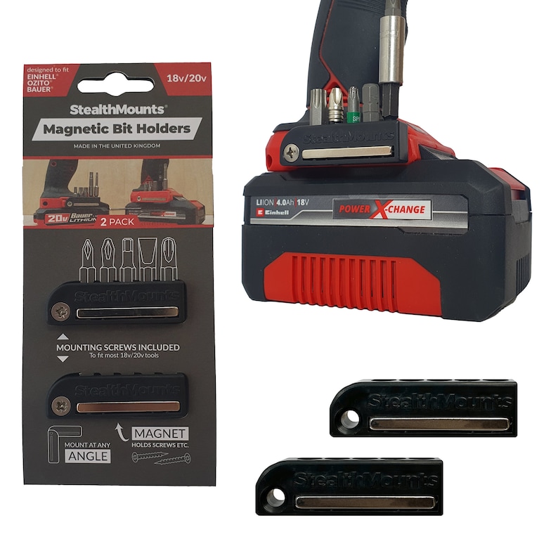 Ozito Compatible Magnetic Bit Holder for Cordless Drill / Impact Driver ...