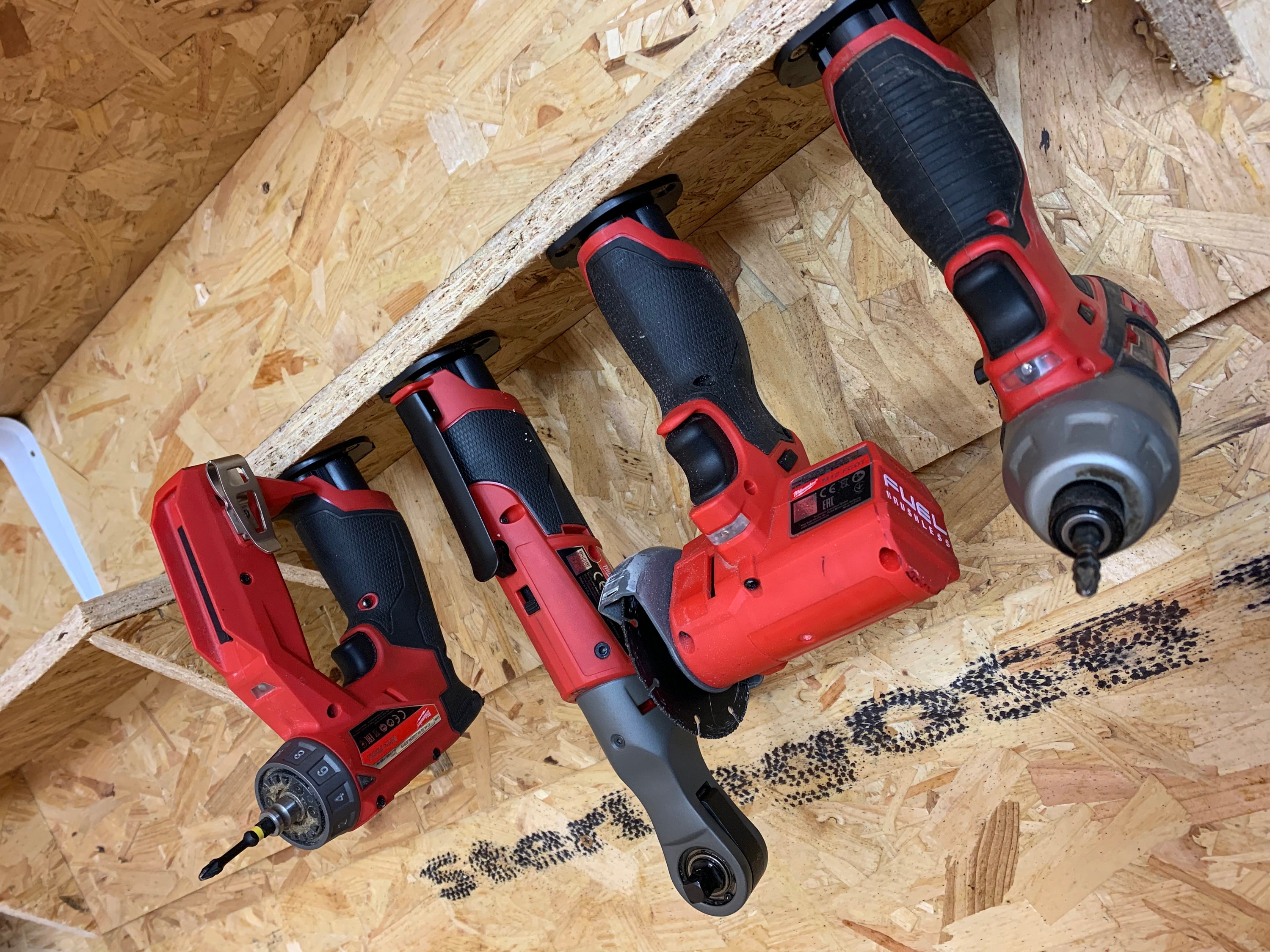 Milwaukee M12 Compatible Tool Mounts / Holders by Stealthmounts for ...