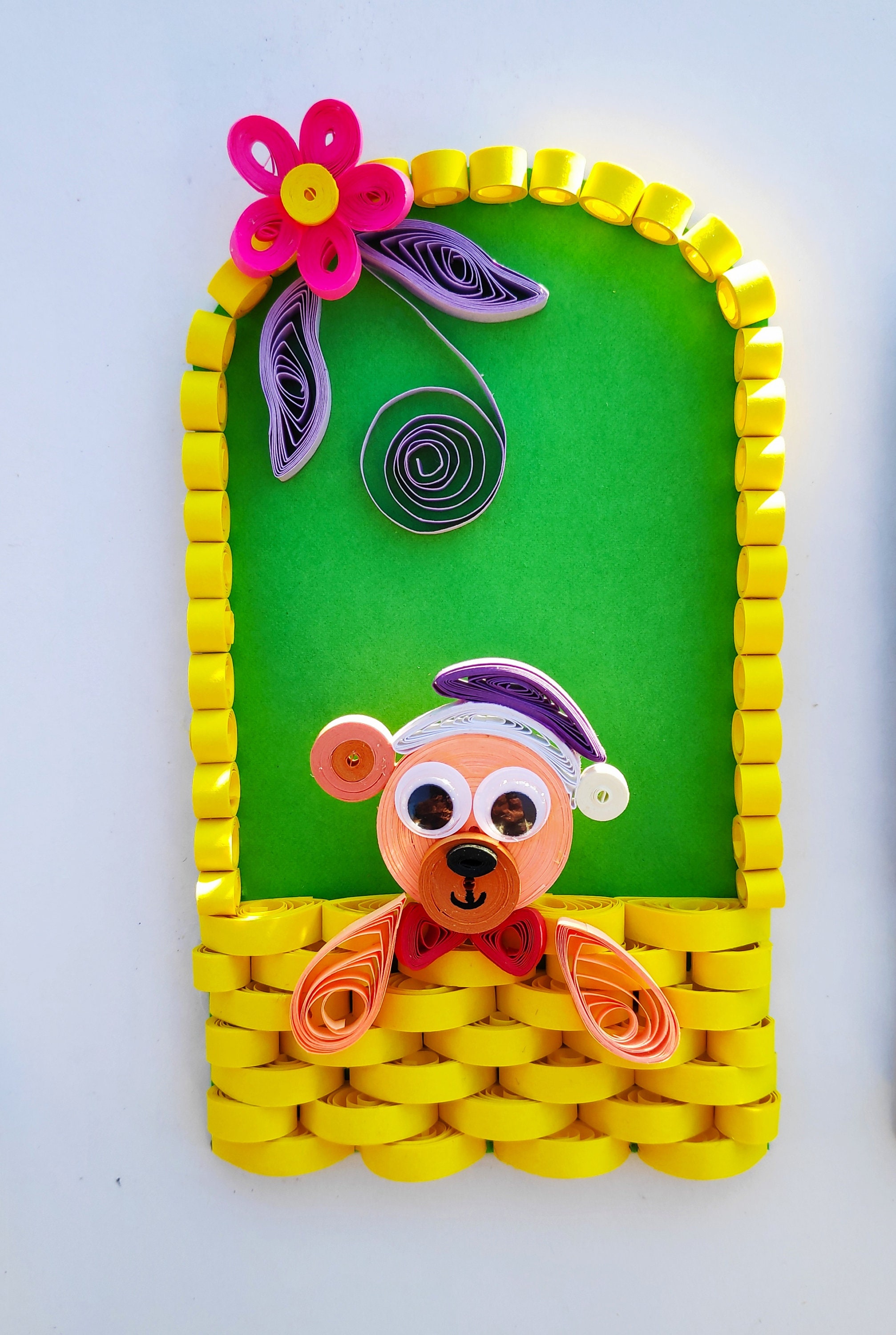 Bear Friends, Paper Quilling Art Gift Frame, 3D Picture, Birthday Gift ...