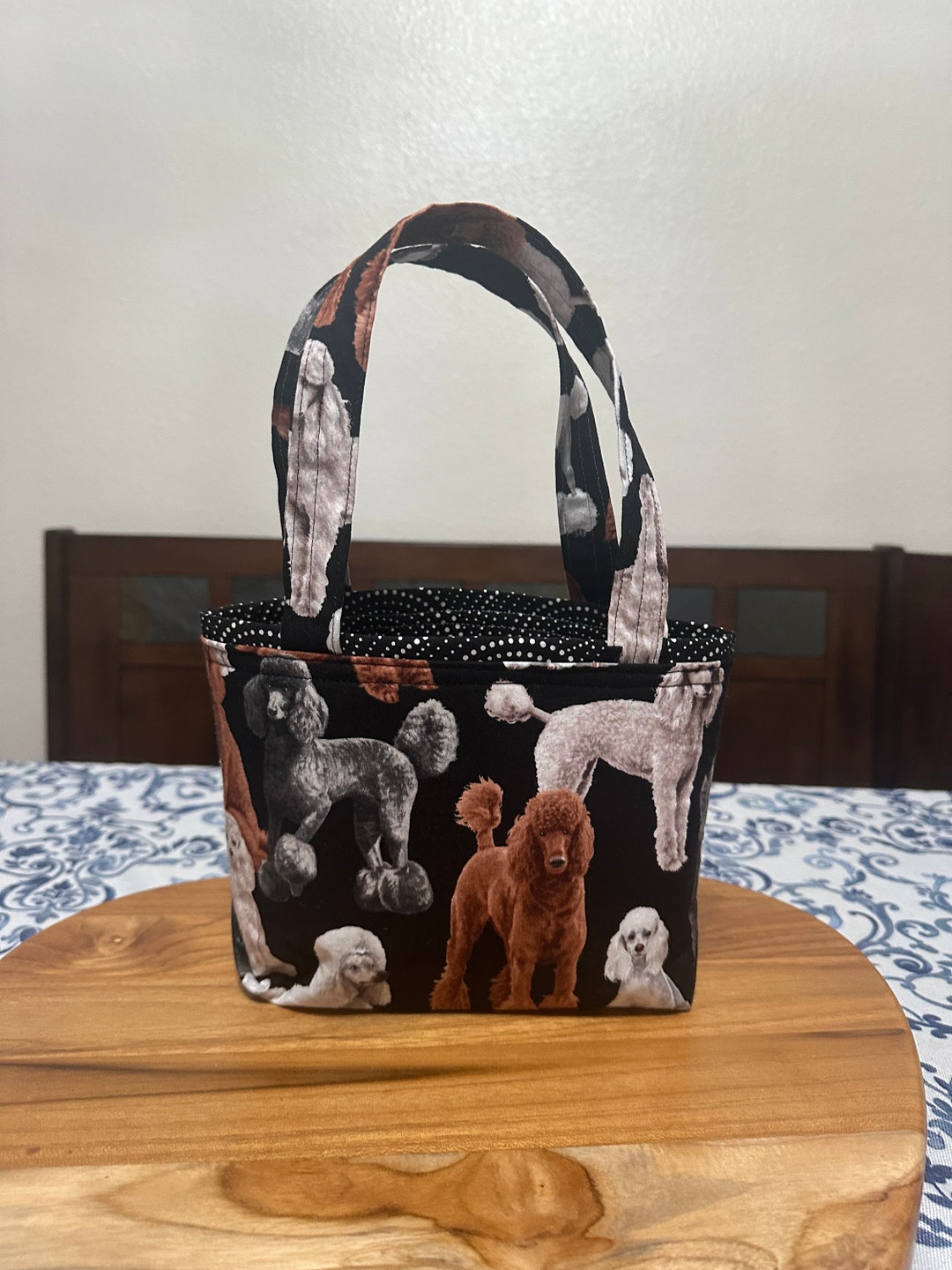 Poodle Mini Tote - Etsy