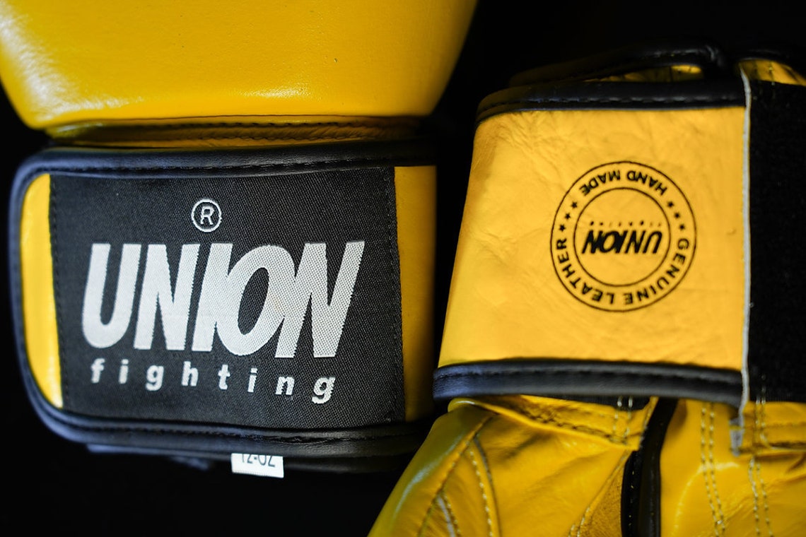 Hand Made UNION Fighting Ripe Lemon Full Leather Boxing Gloves - Etsy