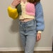 Color Block Crochet Cardigan - Etsy