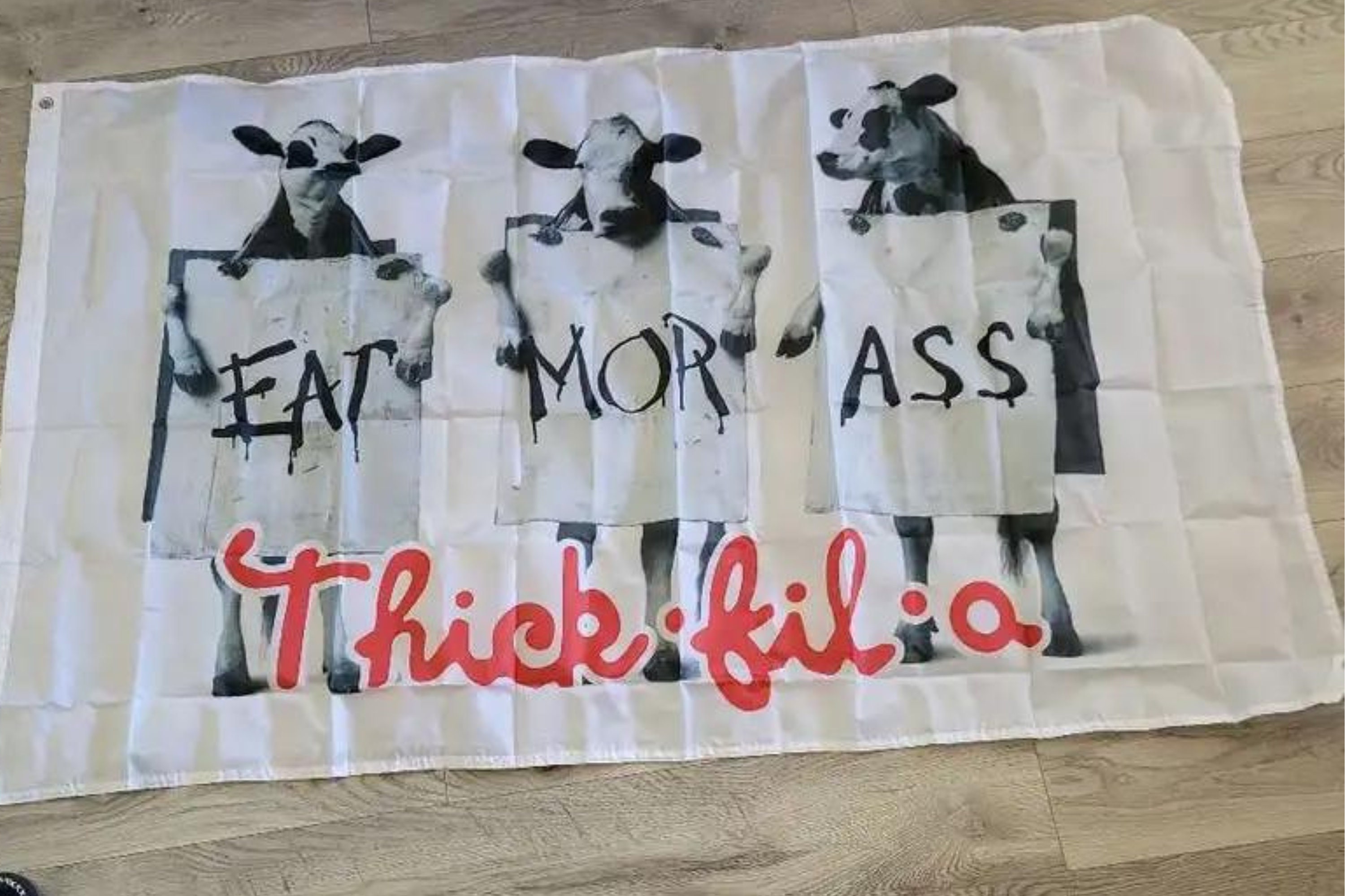 Eat More A Flag 3x5, Funny Flags Man Cave Wall Flag for College Dorm ...