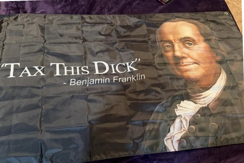 Benjamin Franklin Quote Flag 3x5, Funny Flags Man Cave Wall Flag for ...