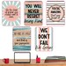 Motivational Classroom Posters | Coral Classroom Decor | Encouraging ...