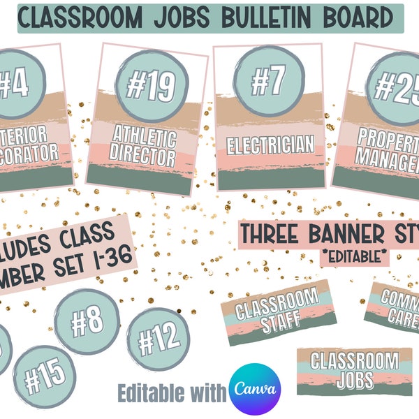 Classroom Jobs Chart - Etsy