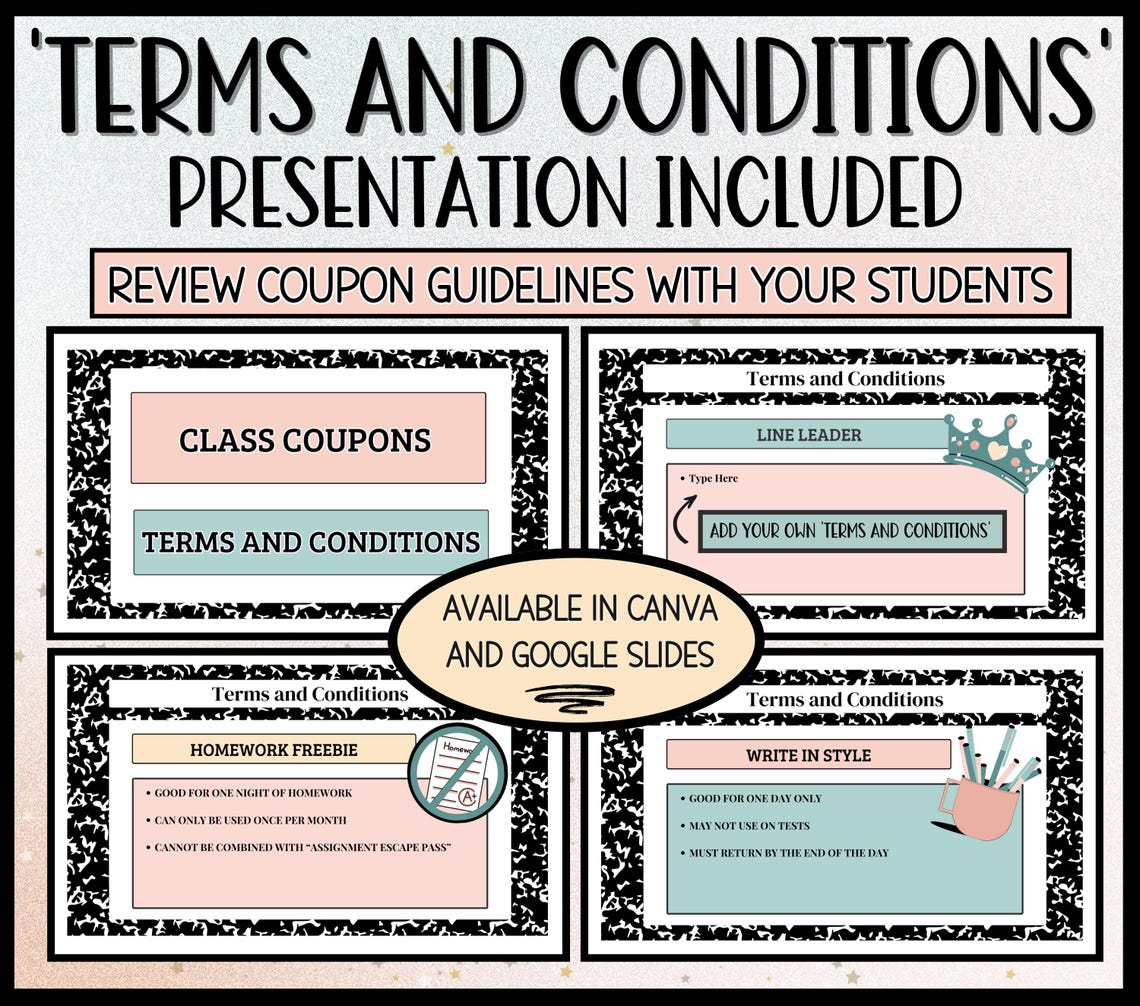 Editable Classroom Coupons | Printable Student Reward Cards | Positive ...