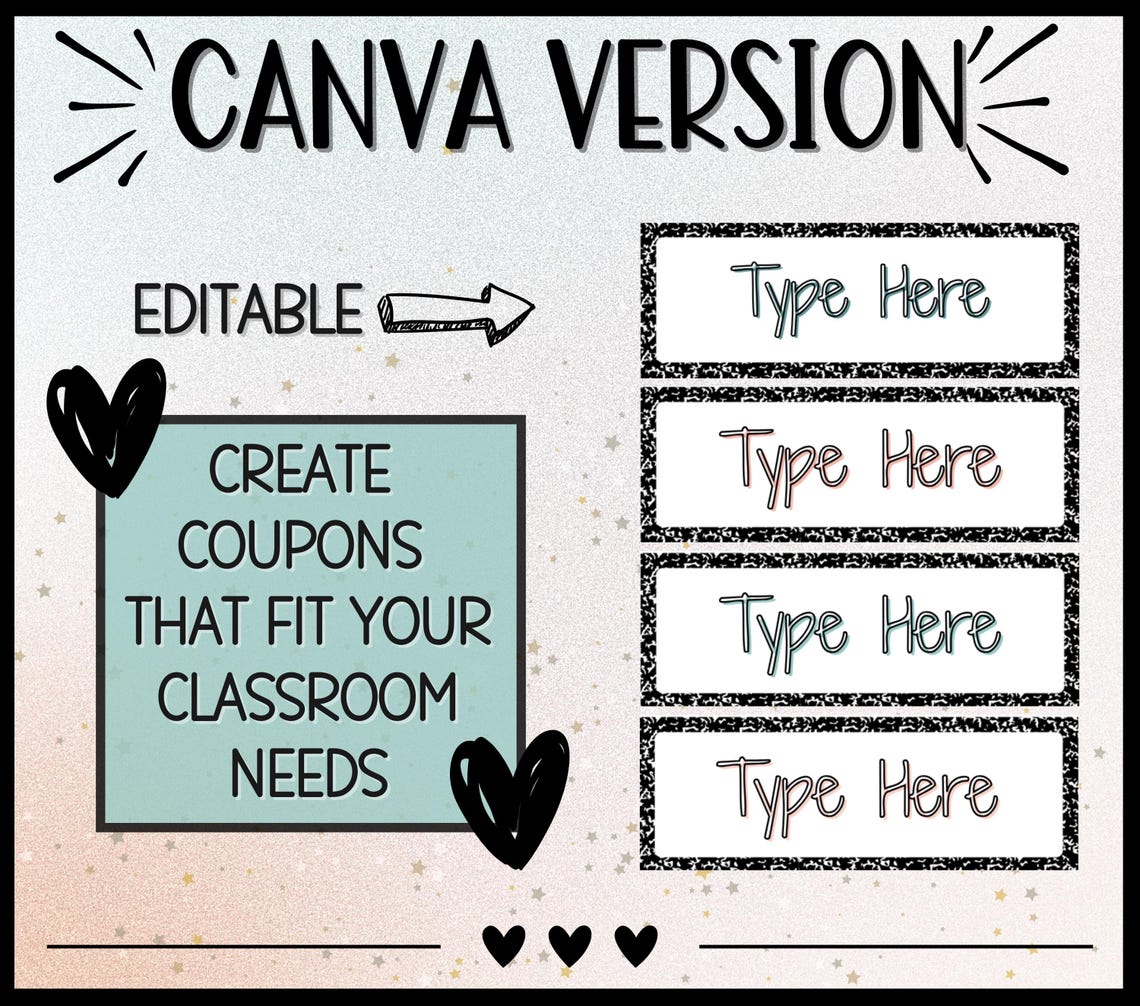 Editable Classroom Coupons | Printable Student Reward Cards | Positive ...