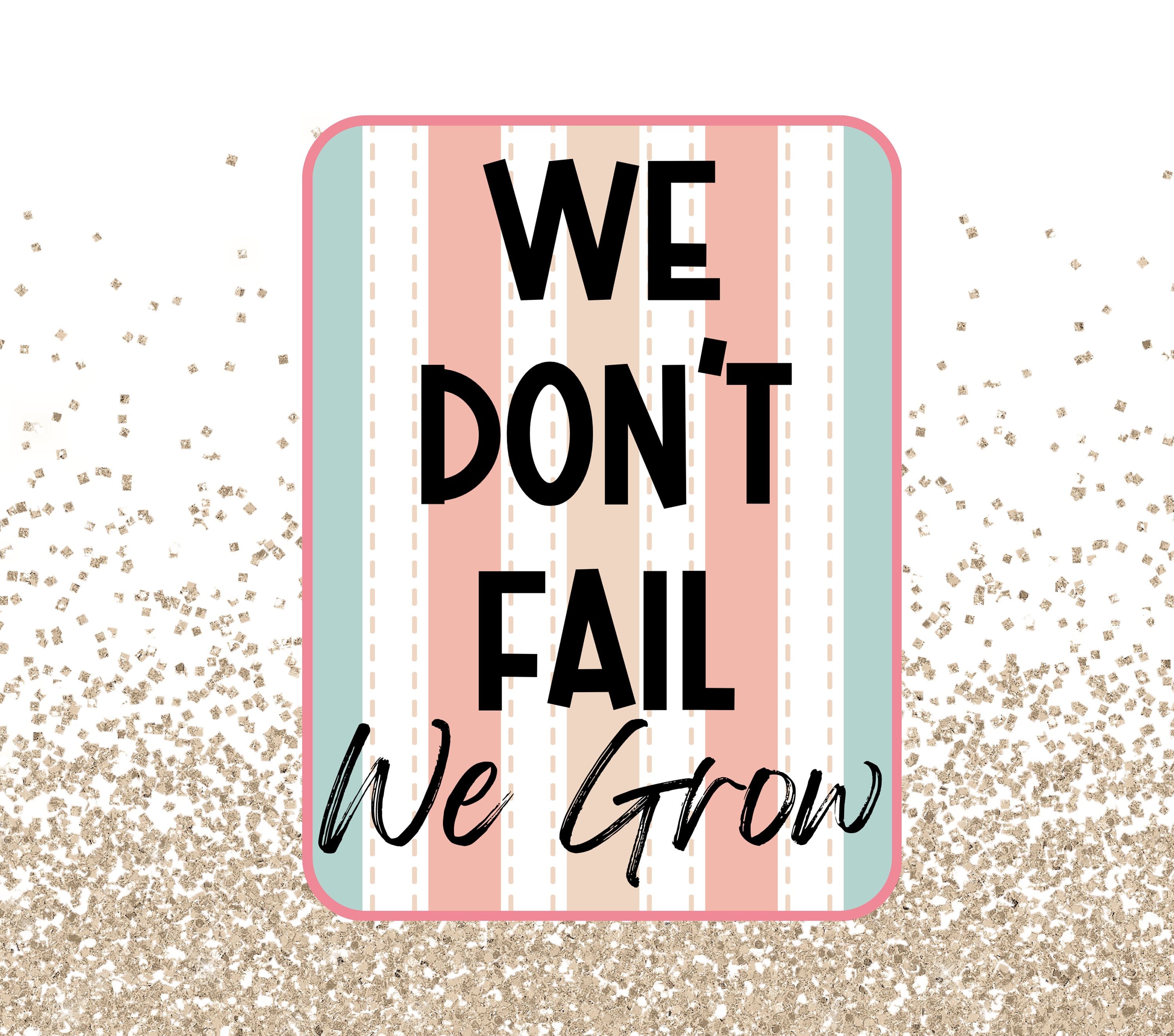 Motivational Classroom Posters Coral Classroom Decor - Etsy