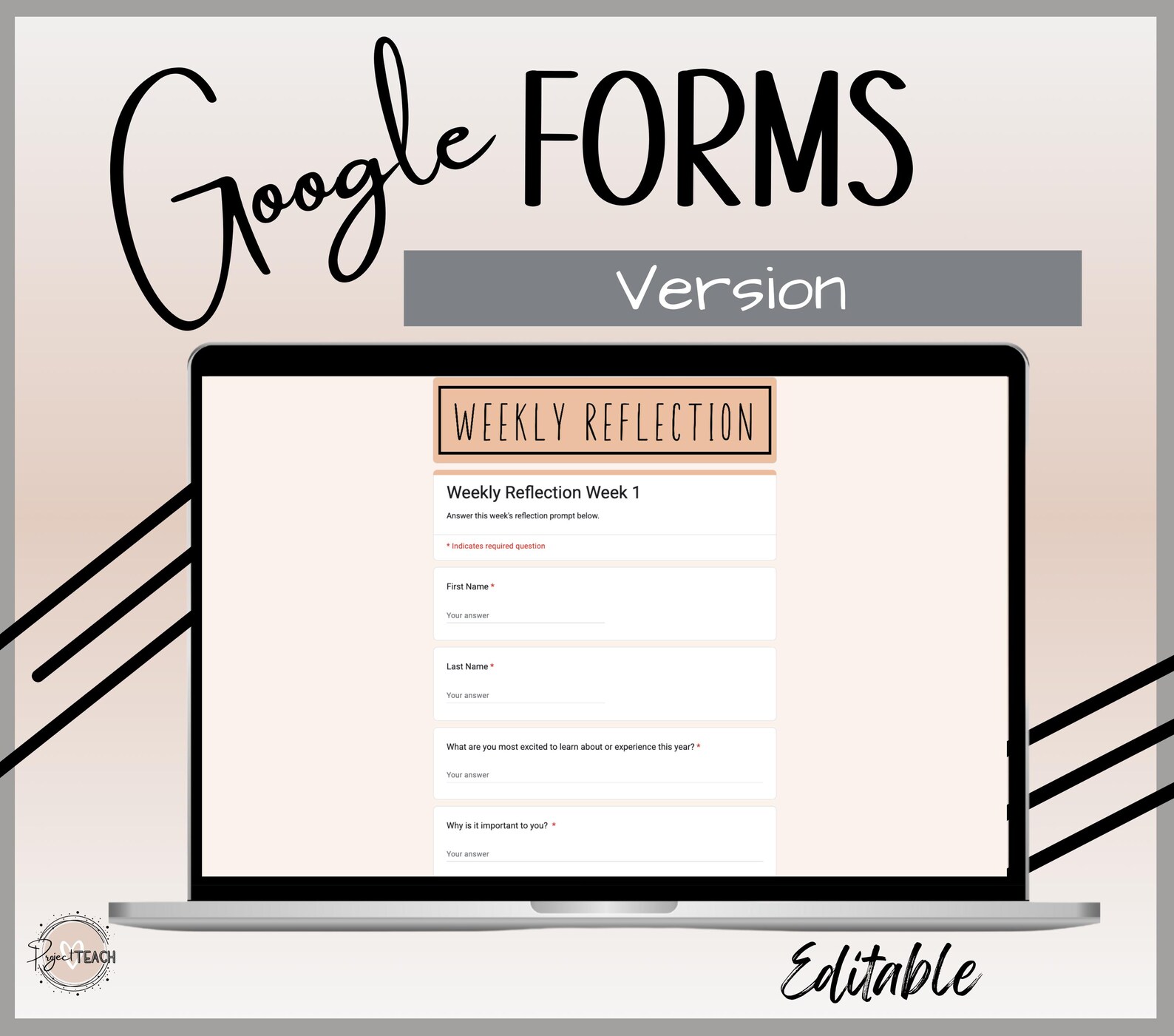 Weekly Self-reflection Journal for Students | Printable & Digital SEL ...