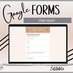 Weekly Self-reflection Journal for Students | Printable & Digital SEL ...