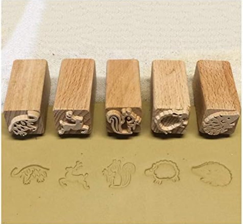 16pcs Wooden Clay Pottery Stamp Pottery Tool Wood Block Stamp, Wood ...