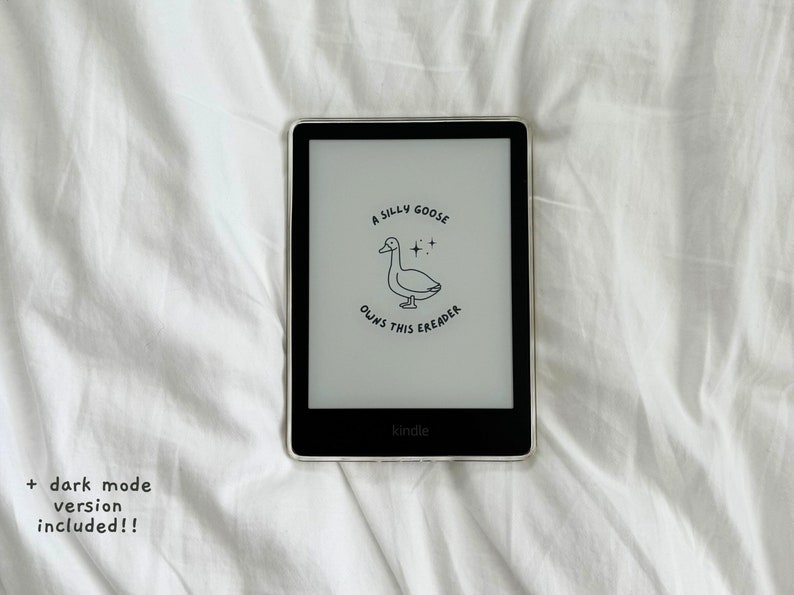 Silly Goose Ereader Full Lockscreen dark Mode Included EPUB Digital ...