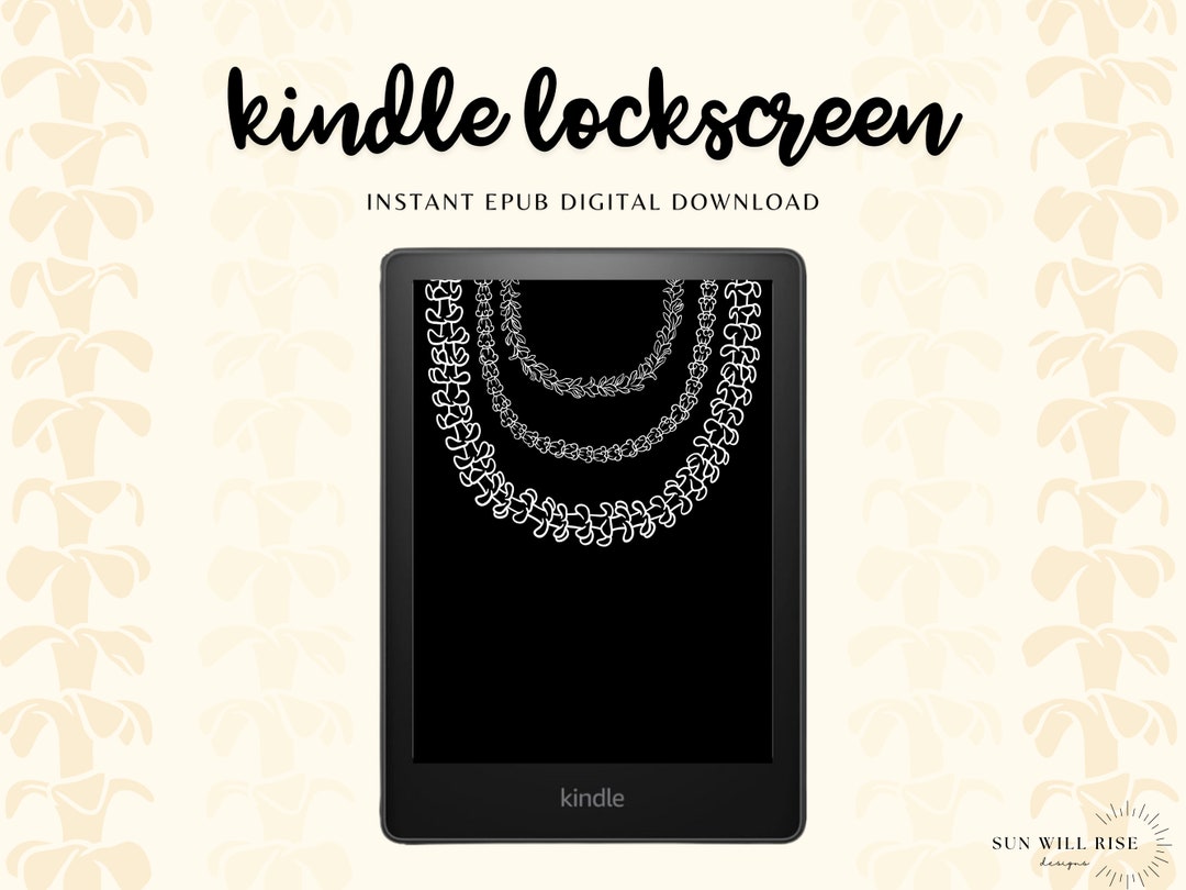 Kindle Full Lockscreen - Puakenikeni, Crown Flower, Ginger Lei | EPUB ...