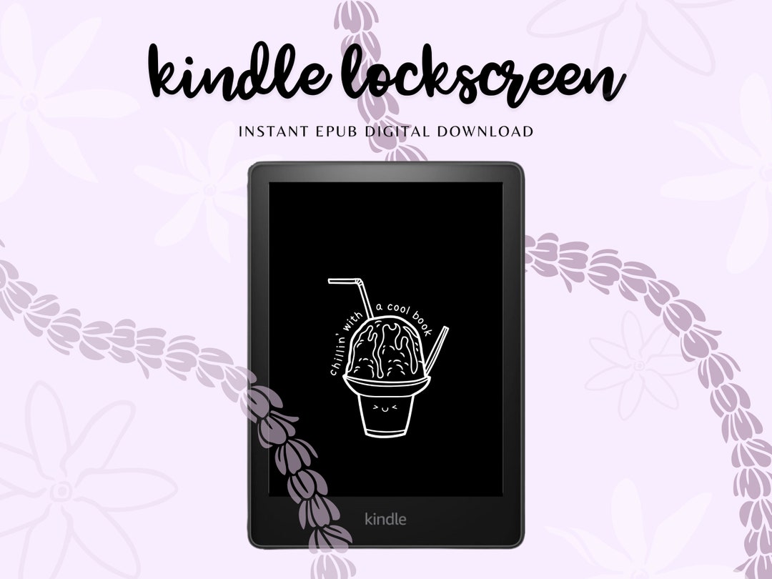Kindle Full Lockscreen (dark Mode Included) Cute Shave Ice | EPUB ...