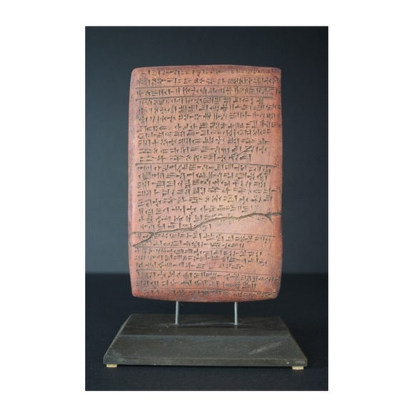 Replica Ancient Cuneiform Tablet Hittite Tablet Hittite - Etsy