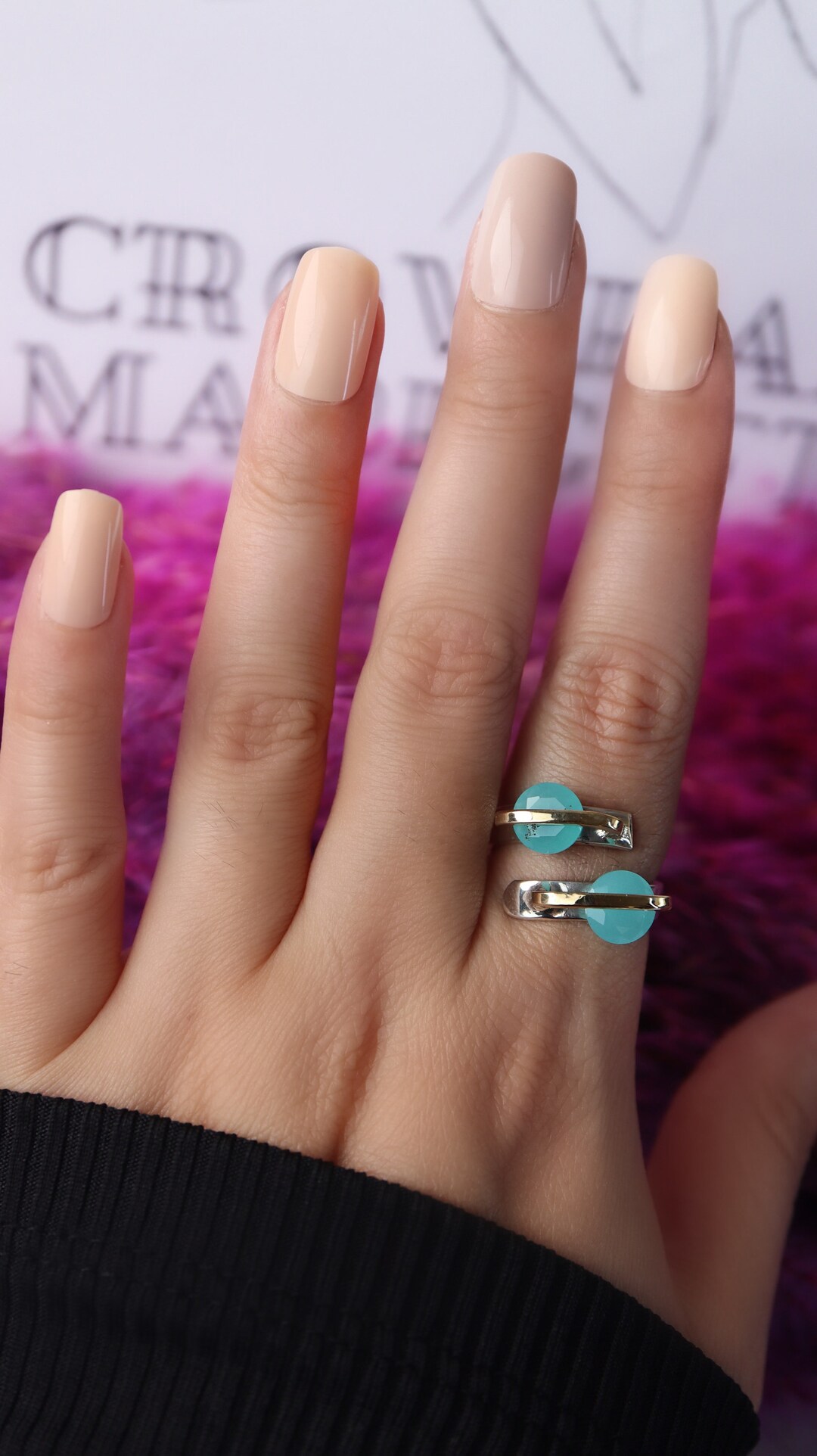 Silver Ring, Multi Stone Silver Ring, 925 Sterling Silver Ring, Custom ...