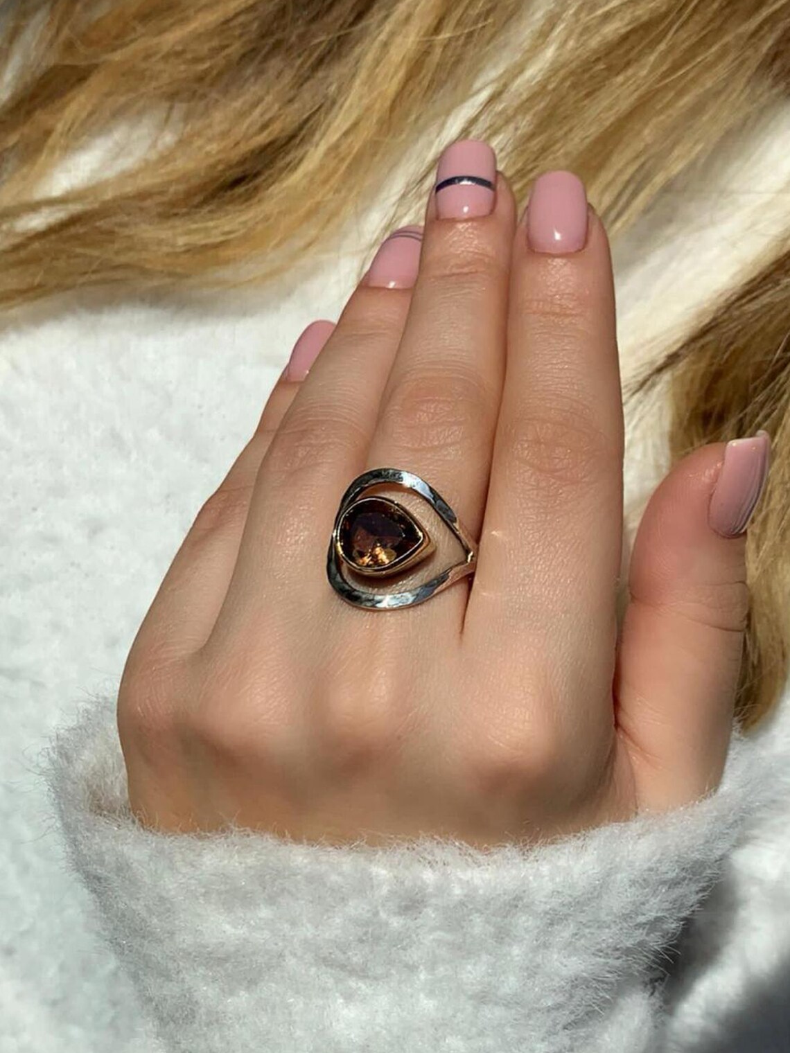 Color Changing Stone Silver Design Ring Custom Natural - Etsy