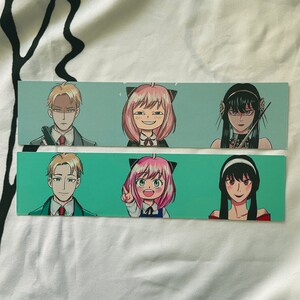 SPY X FAMILY Anya Bookmarks and Stickers - Etsy New Zealand