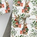 Christmas Rabbit Wrapping Paper, Winter Rabbit Wrapping Paper, Rabbit ...