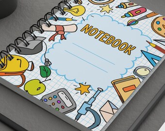 Back to School Spiral Bound Notebook, School Notebooks, School Gifts ...