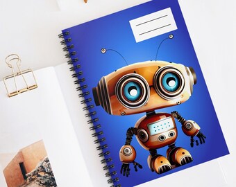 Artistic Robot Notebook Your Perfect Everyday Companion 118 Pages ...
