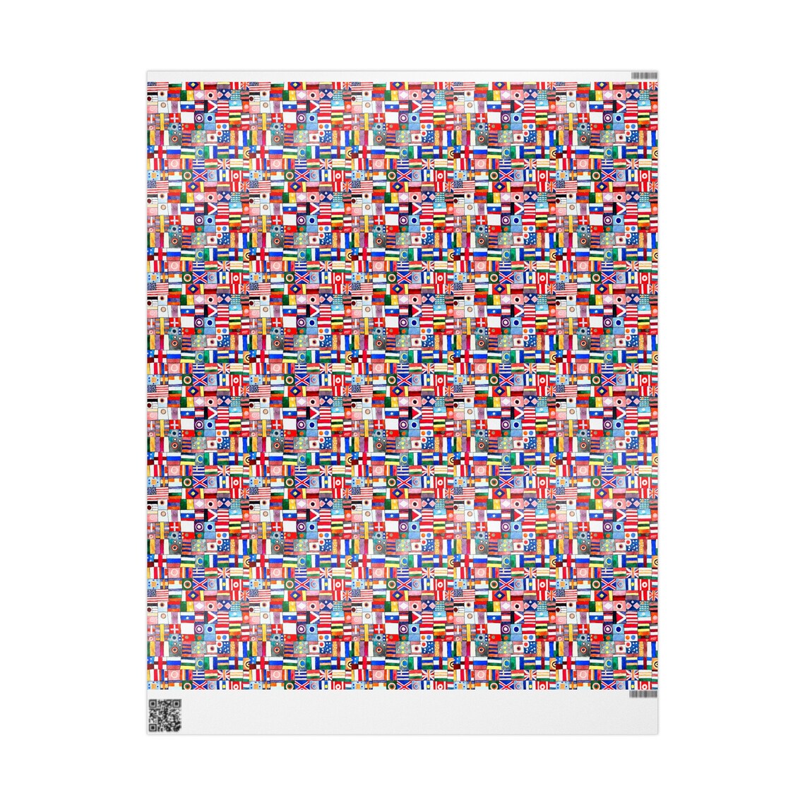 World Flags Wrapping Papers, Flags Gifts Wrapping Paper Roll, World ...