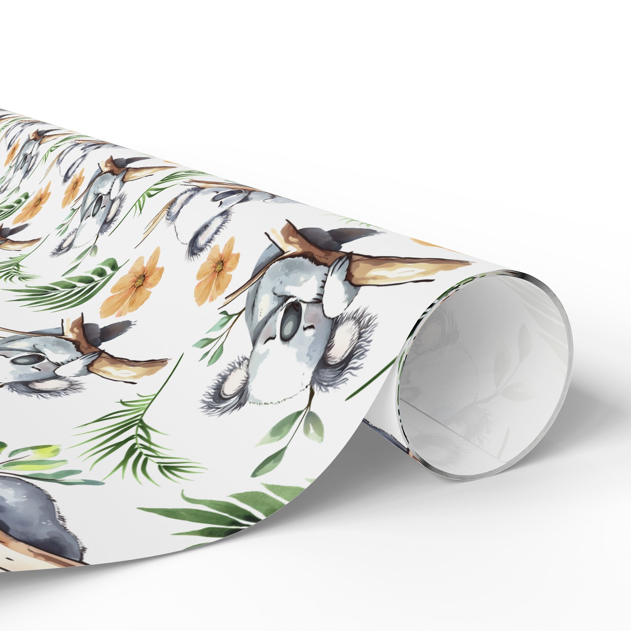Koala Wrapping Papers, Koala Gifts Wrapping Paper Roll, Koala Birthday ...