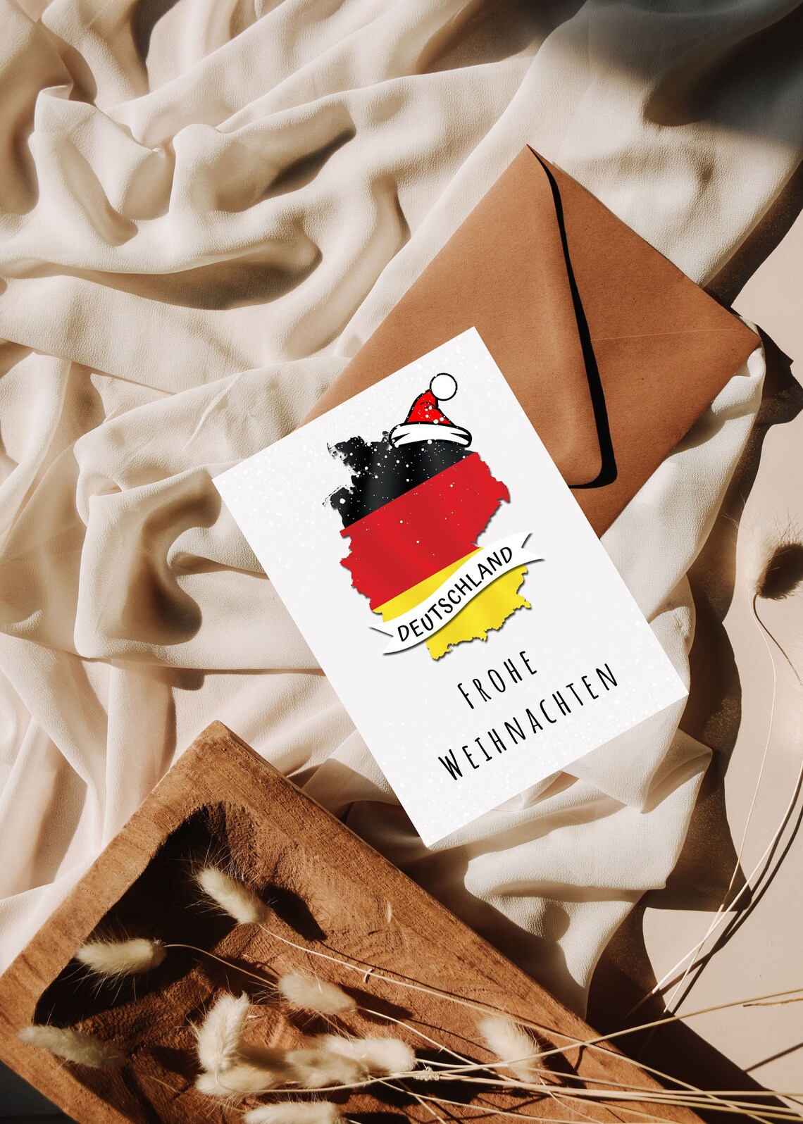 Germany Flag Cards, Germany Printable Christmas Cards, Germany ...