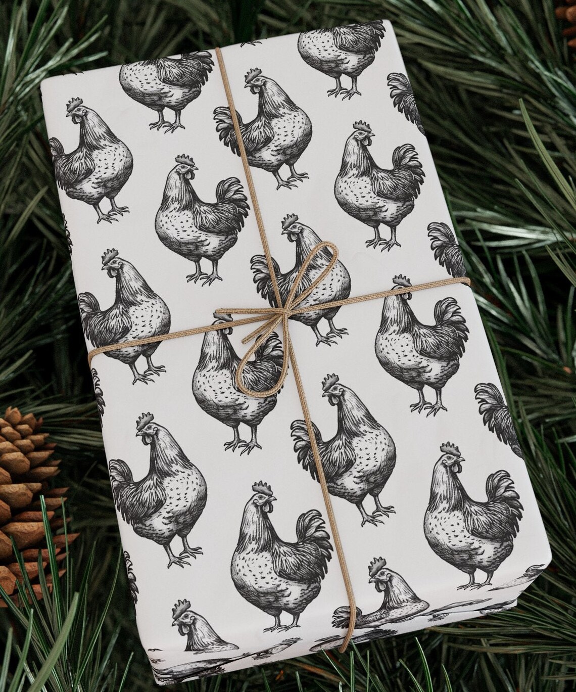 Chicken Wrapping Papers, Chicken Gifts Wrapping Paper Roll, Chicken ...