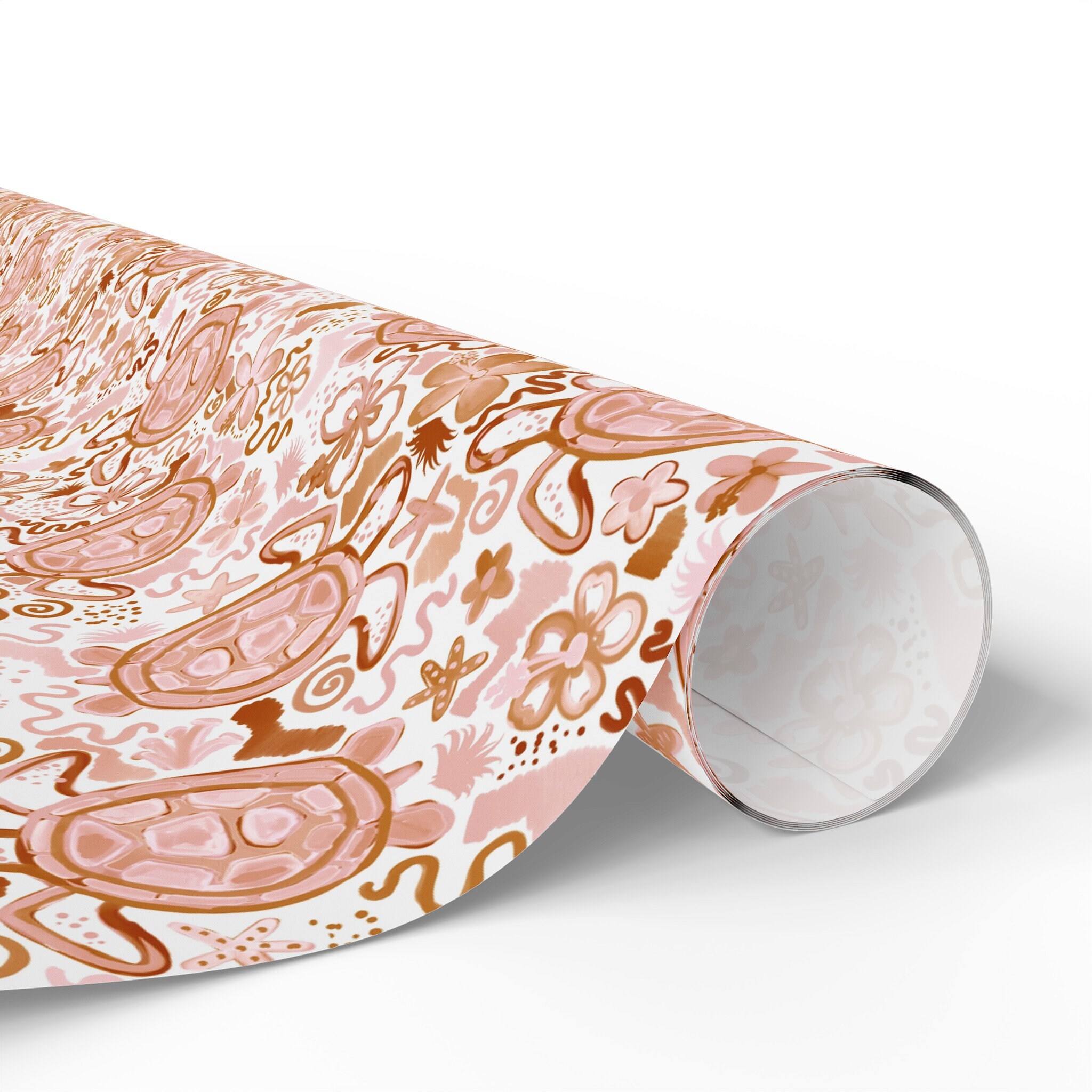 Turtles Gift Wrapping Papers, Sea Turtles Gift Wrapping Paper Roll ...