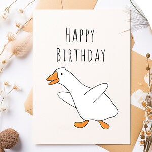 Silly Goose Birthday Cards, Funny Goose Cards, Silly Goose Digital ...