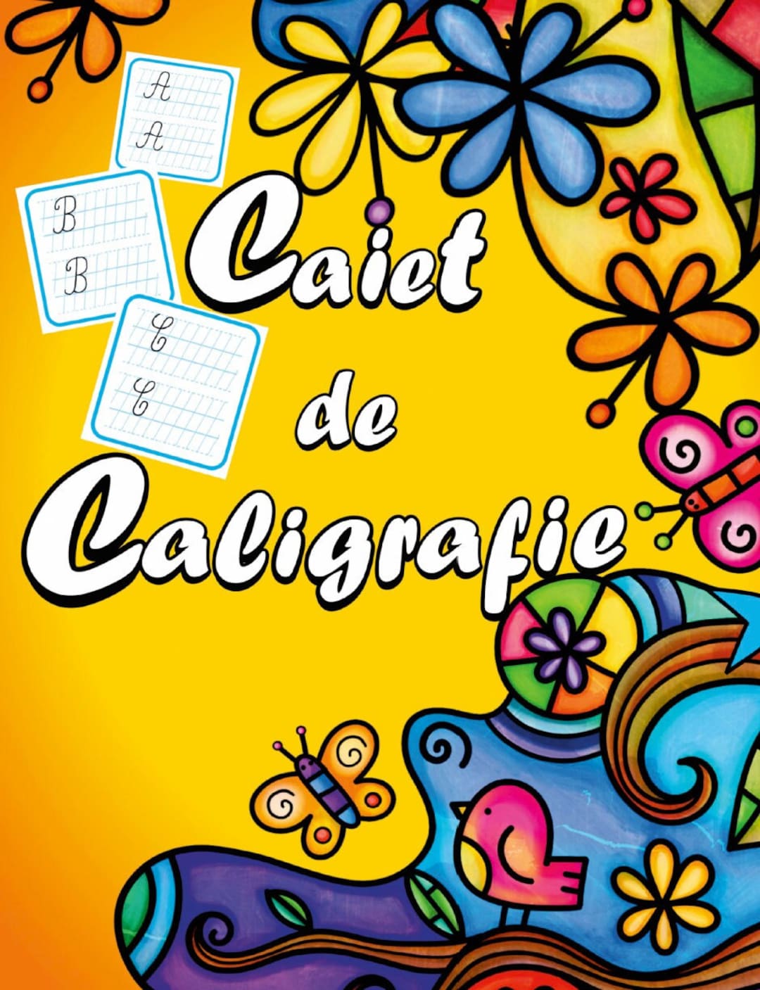 Caiet De Caligrafie Traditionala - Alfabetul Românesc în Liniatura De ...