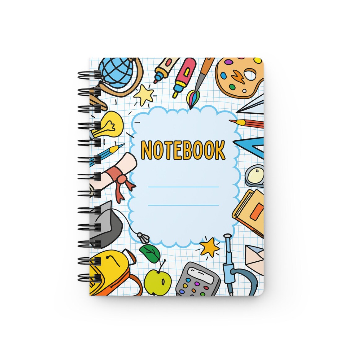 Back to School Spiral Bound Notebook, School Notebook, Back to School ...