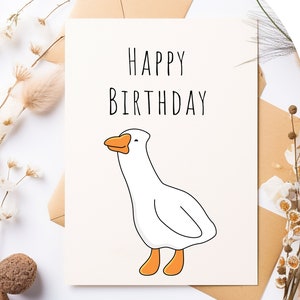 Silly Goose Birthday Cards, Funny Goose Cards, Silly Goose Digital ...