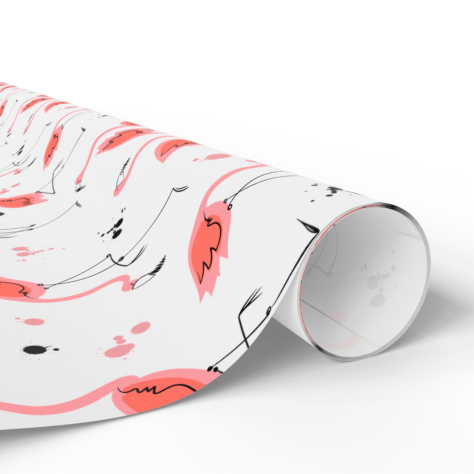 Flamingo Wrapping Papers, Flamingo Gifts Wrapping Paper, Flamingo Bird ...