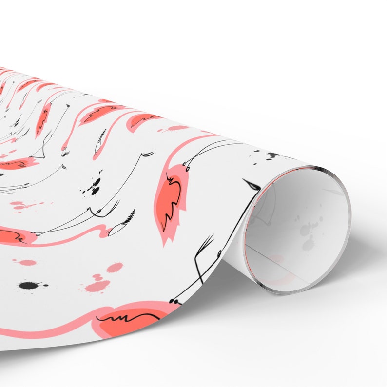 Flamingo Wrapping Papers, Flamingo Gifts Wrapping Paper, Flamingo Bird ...