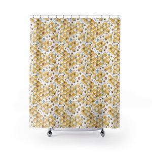 Bee Shower Curtains, Beehive Shower Curtains, Bee Gifts, Bee Birthday Gifts - Etsy