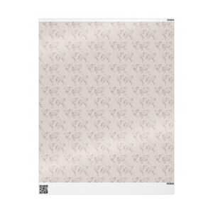 World Map Wrapping Paper, World Map Line Art Wrapping Paper ...
