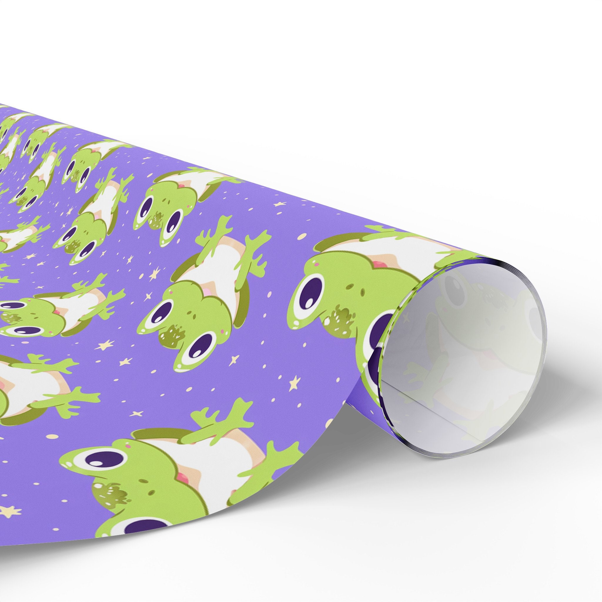 Frogs Wrapping Papers Roll, Frogs Birthday Gifts Wrapping Paper Roll ...