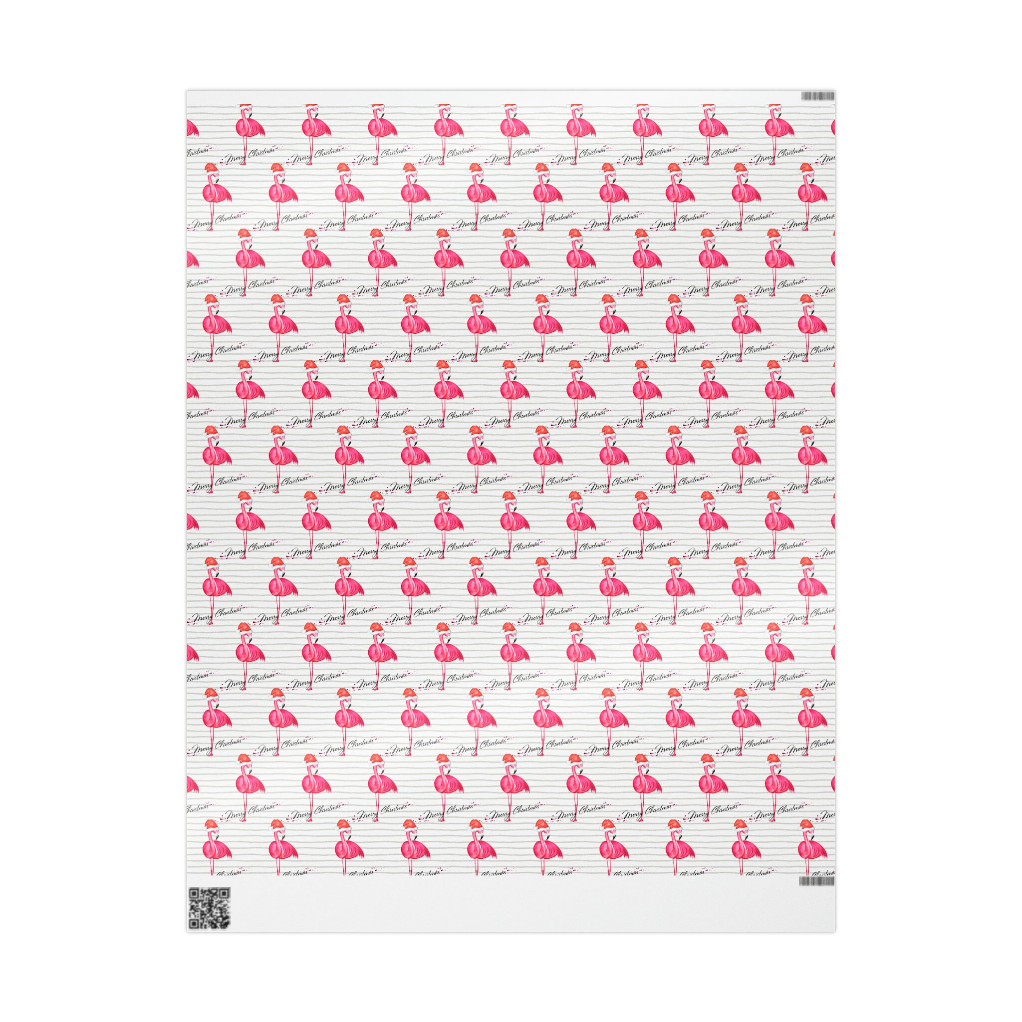 Flamingo Wrapping Paper Roll, Christmas Flamingo Gift Wrapping Paper ...
