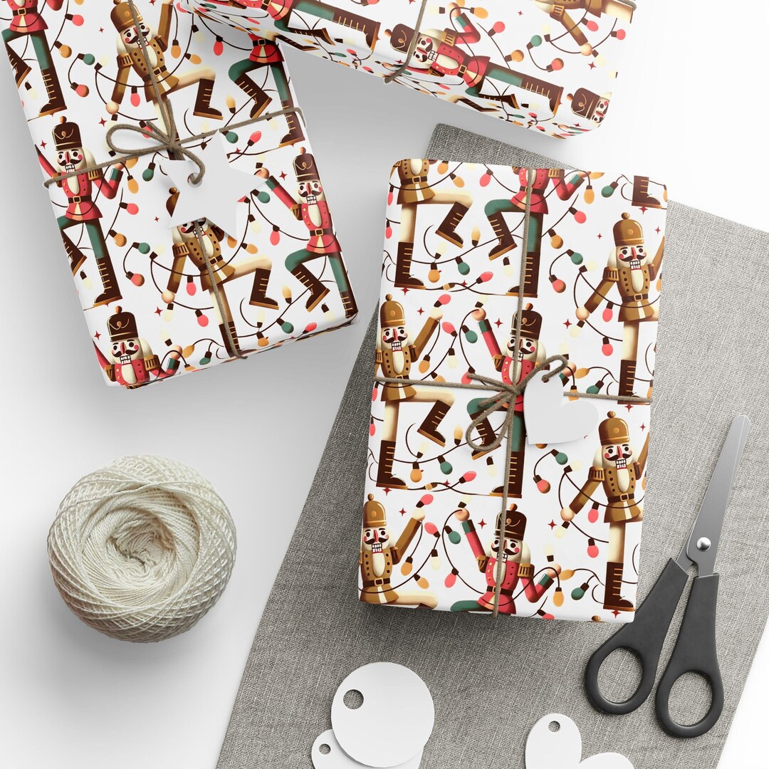 Nutcracker Wrapping Papers, Vintage Nutcracker Wrapping Paper Roll ...