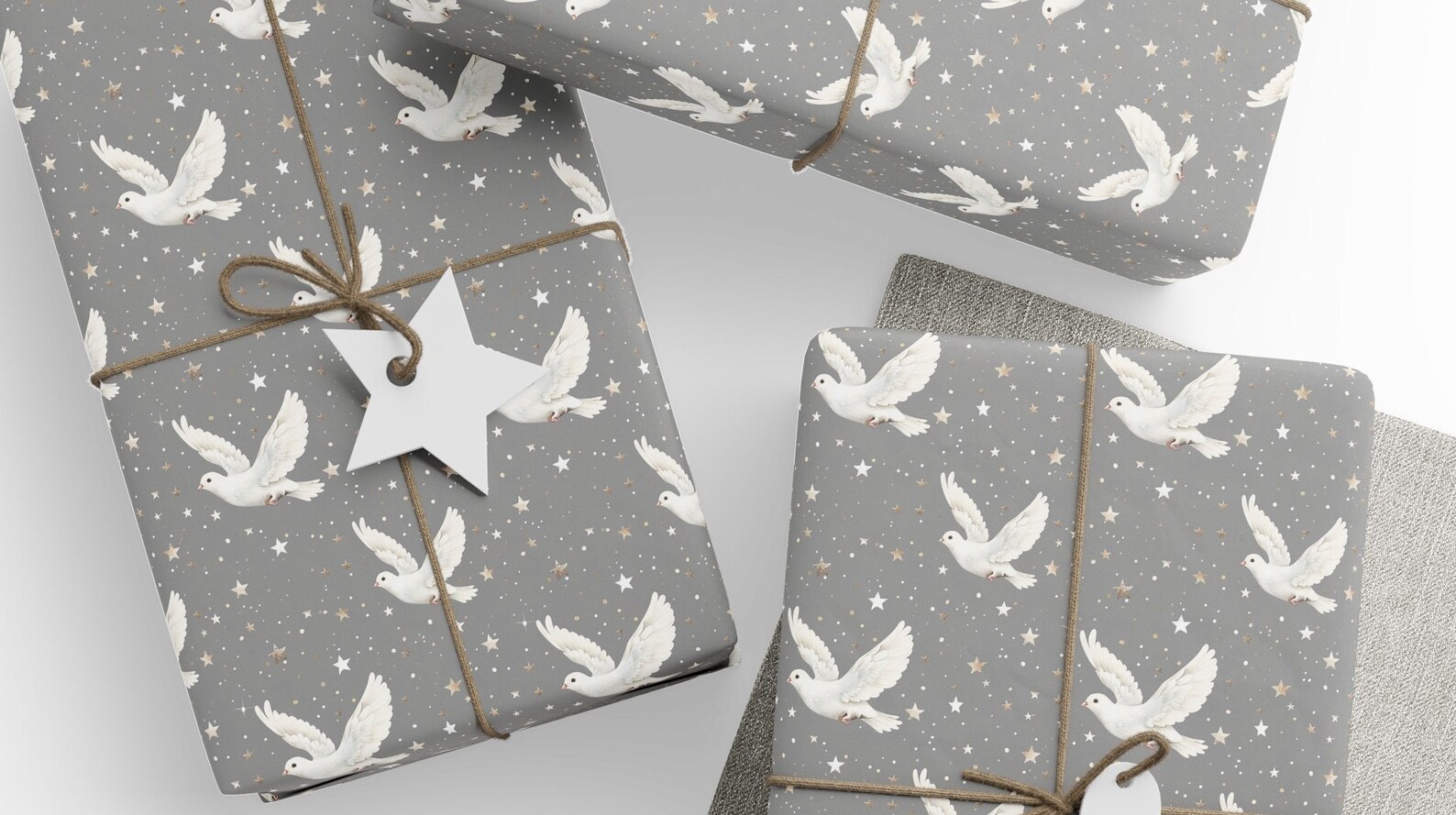 Dove Wrapping Papers, White Doves Gifts Wrapping Paper Roll, Dove Gifts ...