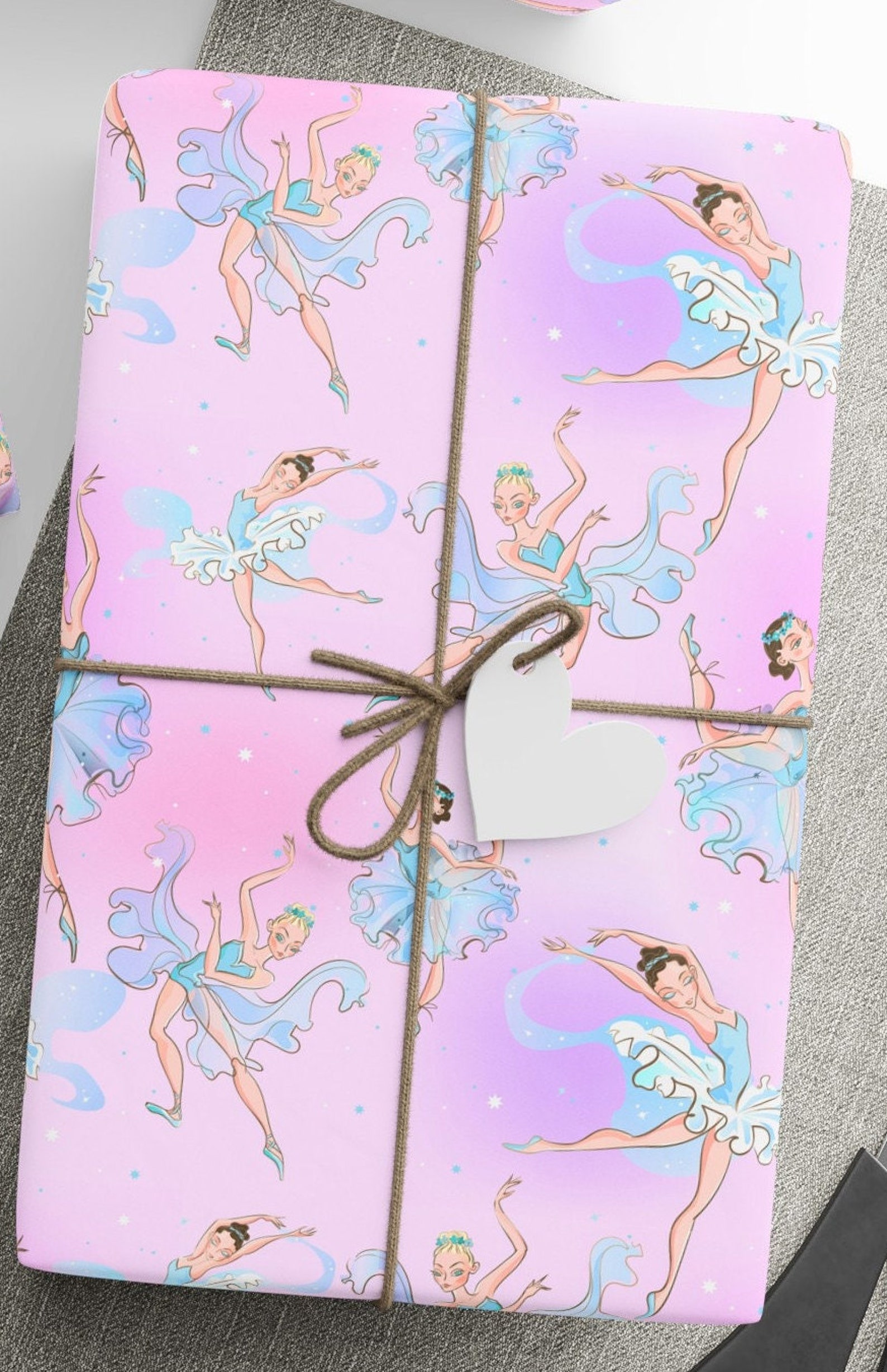 Ballet Wrapping Papers, Ballerina Gifts Wrapping Paper, Ballet Dancer ...