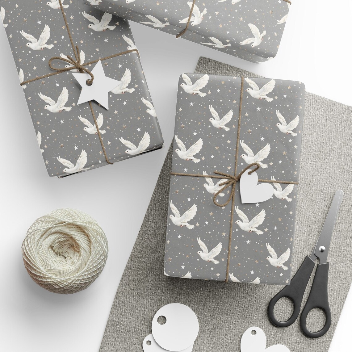 Dove Wrapping Papers, White Doves Gifts Wrapping Paper Roll, Dove Gifts ...