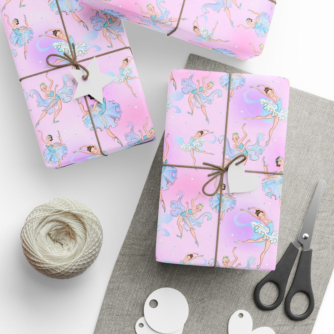 Ballet Wrapping Papers, Ballerina Gifts Wrapping Paper, Ballet Dancer ...