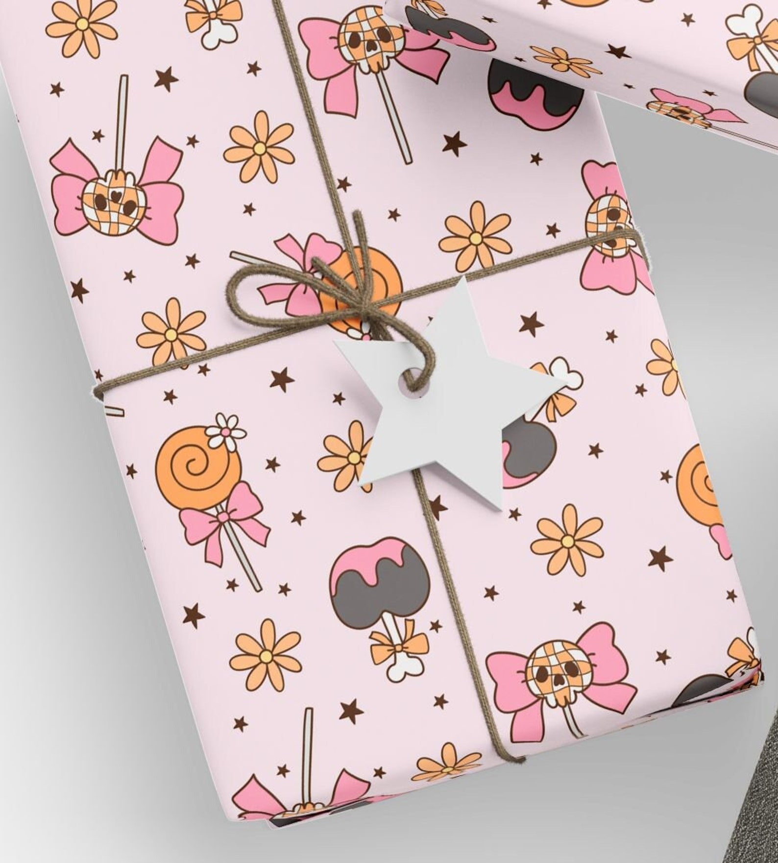 Halloween Sweet Candy Wrapping Papers, Halloween Gift Wrapping Paper ...
